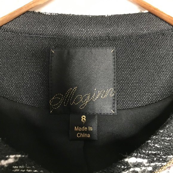 McGinn | Jackets & Coats | Mcginn Lisette Pink Cropped Tweed Jacket ...